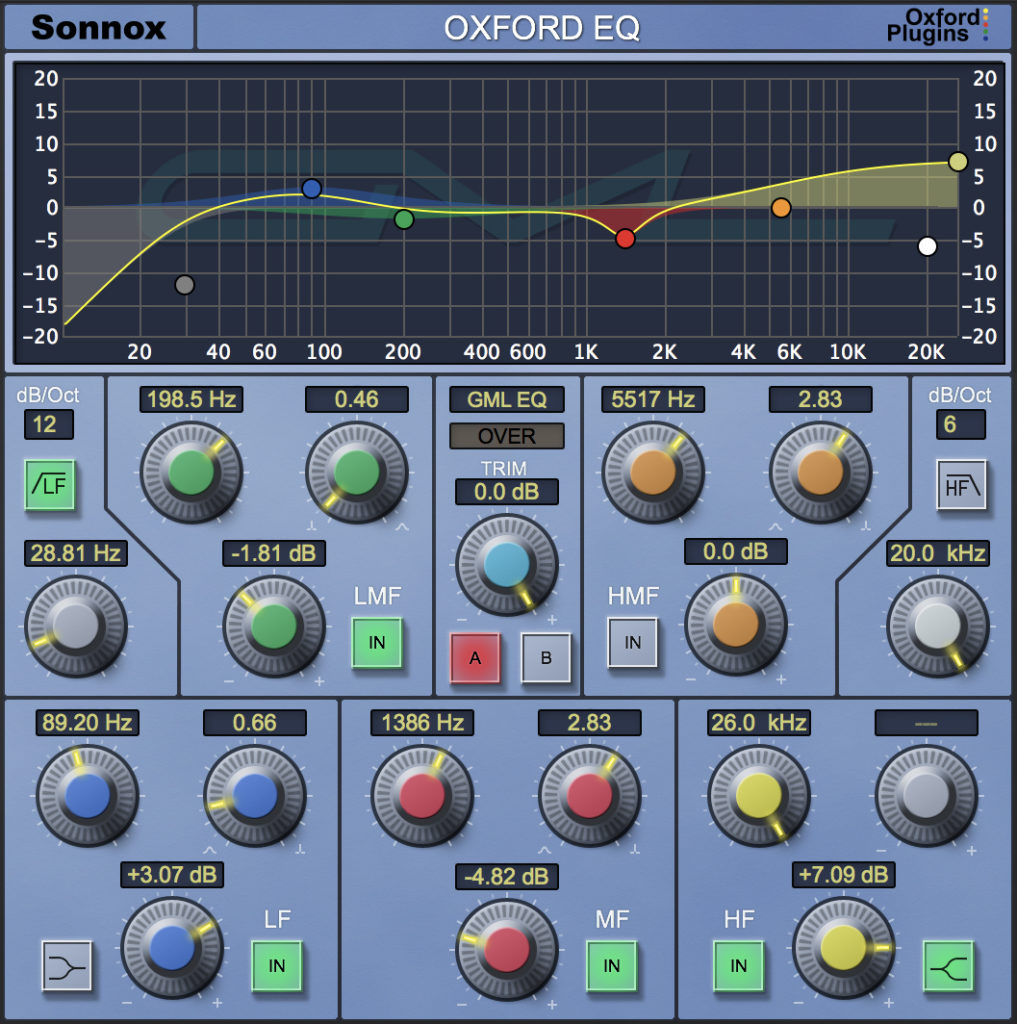 Massenburg DesignWorks® | Sonnox Oxford EQ GML Option