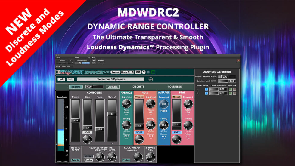 Massenburg DesignWorks - Plug-ins for Pro Tools, VST & AU